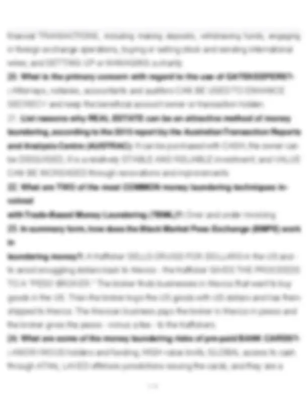CAMS Exam Questions and Answers 2024 | Exams Nursing | Docsity