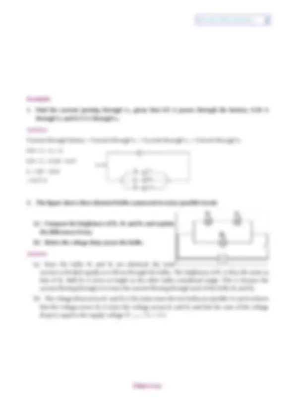 CURRENT ELECTRICITY CLASS 11 | Schemes and Mind Maps Physics | Docsity