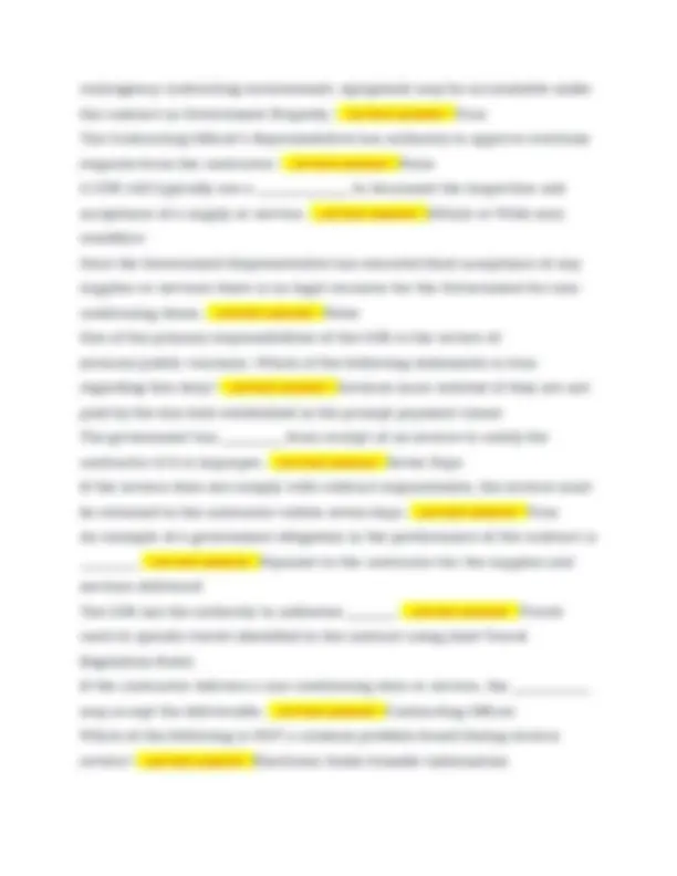 CLC-222 Contracting Questions with Verified Answers Graded A+ | Exams ...