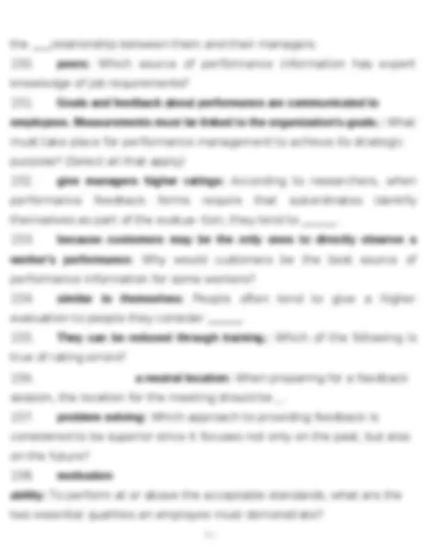 Human Resource Development Exam 2 Questions | Exams Human Development ...