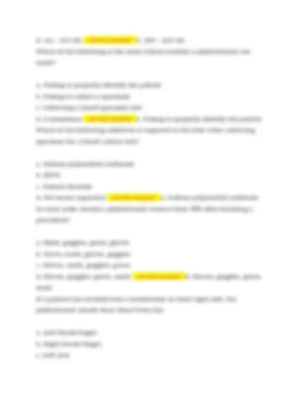 NHCO Phlebotomy 2024 Study Guide with Complete Solutions (verified ...