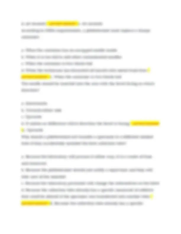 NHCO Phlebotomy 2024 Study Guide with Complete Solutions (verified ...