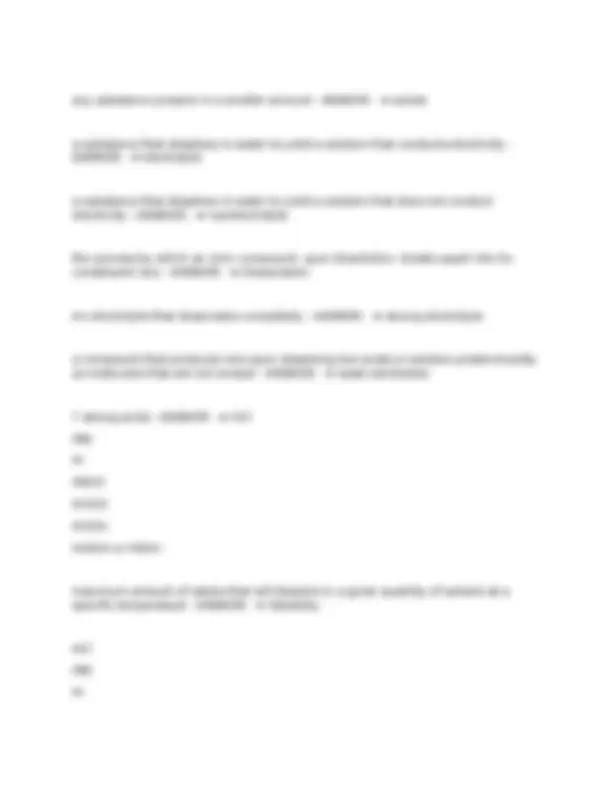 Straighterline CHEM101 Final exam with correct answers | Exams ...