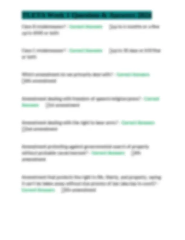 TLETA Week 1 Question & Answers 2024 | Exams Nursing | Docsity