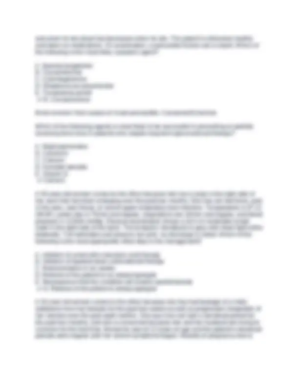 PANCE NCCPA Questions with Answers 2024 | Exams Nursing | Docsity