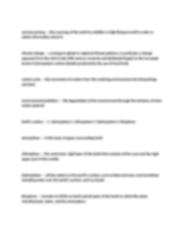 GEOG 1221 Introduction to Physical Geography final exam open learning study guide solution ...