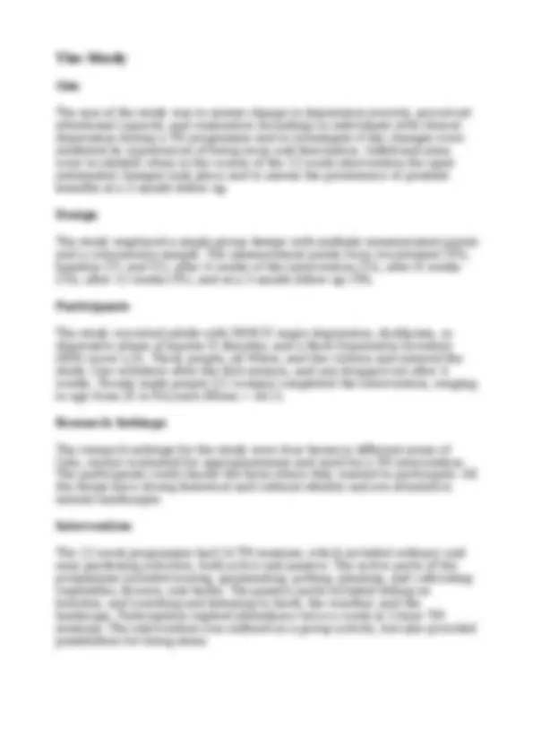 The Therapeutic Potential of Horticultural Activities for Clinical Depression | Summaries ...