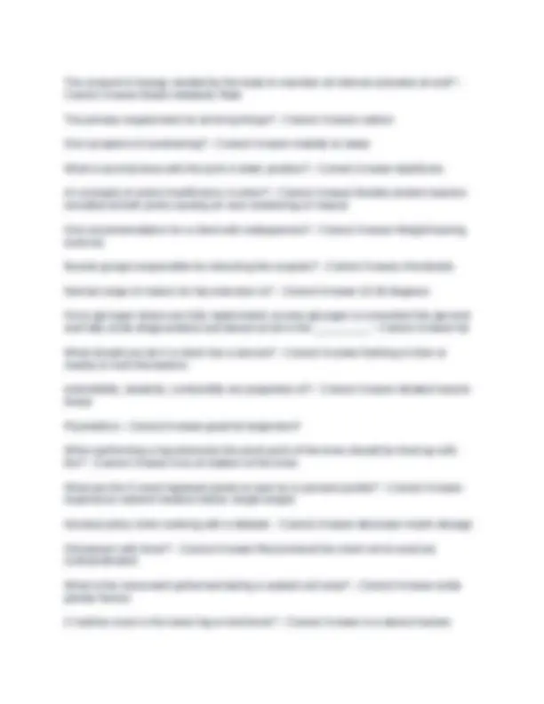 NCCPT Exam Cheat Sheet With 100% Correct And Verified Answers 2024 ...