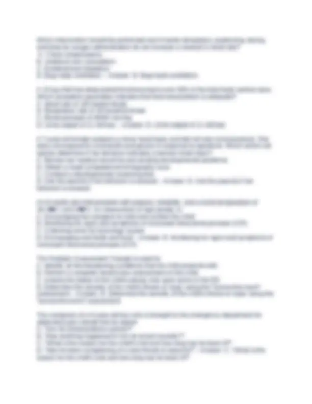 ENPC Test Questions and Answers | Exams Advanced Education | Docsity