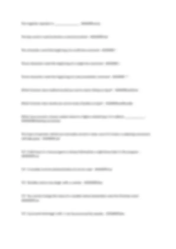 Java Programming Test 1 Questions And Answers 100 Accurate Exams Java Programming Docsity