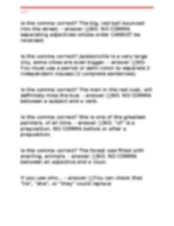 ACT English Practice: Mastering Grammar and Punctuation | Exams Nursing ...