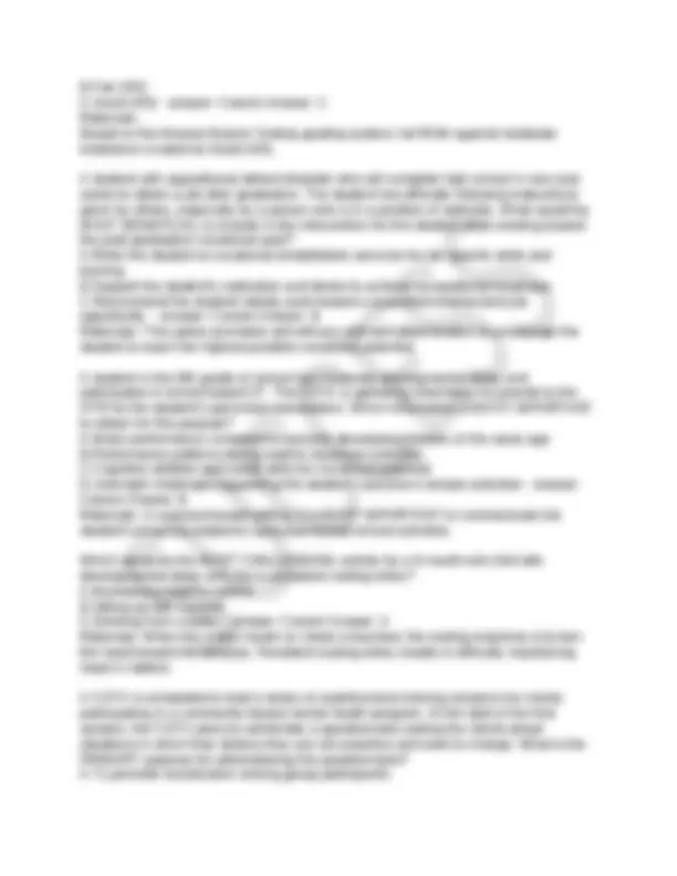 NBCOT- COTA EXAM QUESTIONS AND ANSWERS | Exams Nursing | Docsity