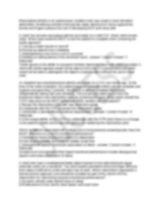 NBCOT- COTA EXAM QUESTIONS AND ANSWERS | Exams Nursing | Docsity