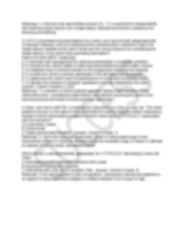 NBCOT- COTA EXAM QUESTIONS AND ANSWERS | Exams Nursing | Docsity