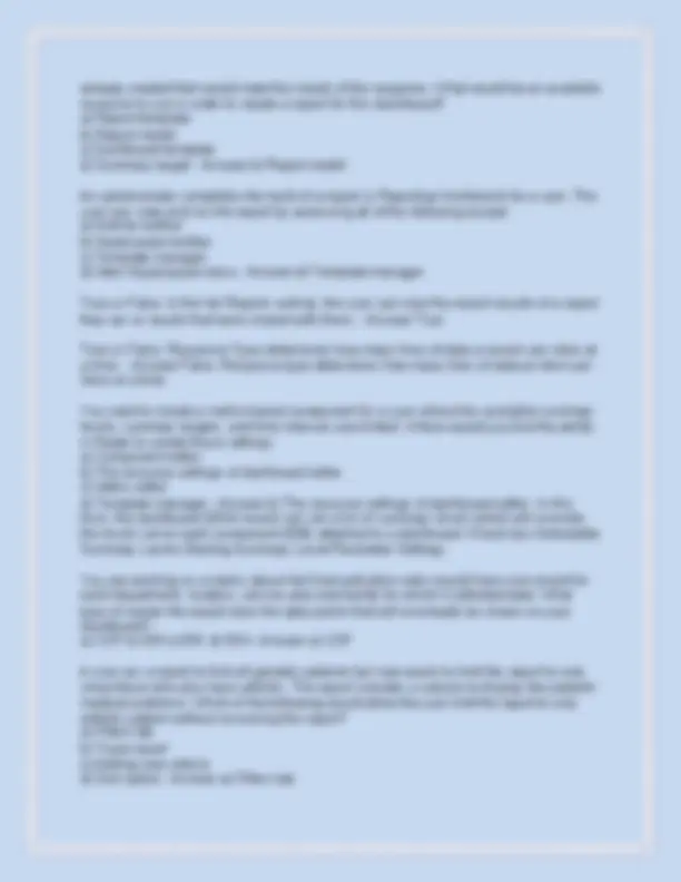 EPIC TRAINING COG170 COGITO FUNDAMENTALS PRACTICE EXAM Questions and ...