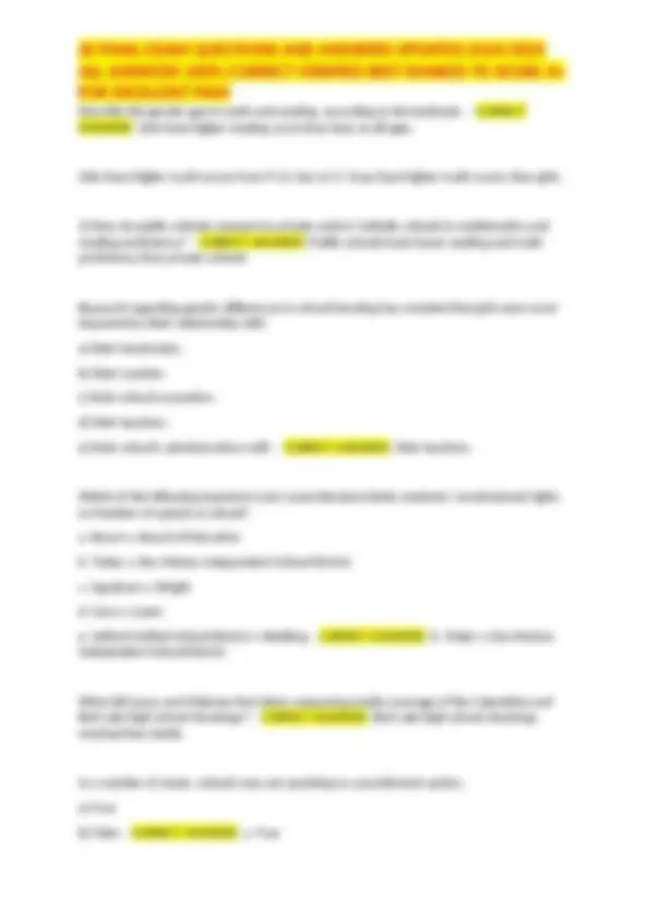 JD FINAL EXAM QUESTIONS AND ANSWERS UPDATED 2024/2025 ALL ANSWERS 100% ...