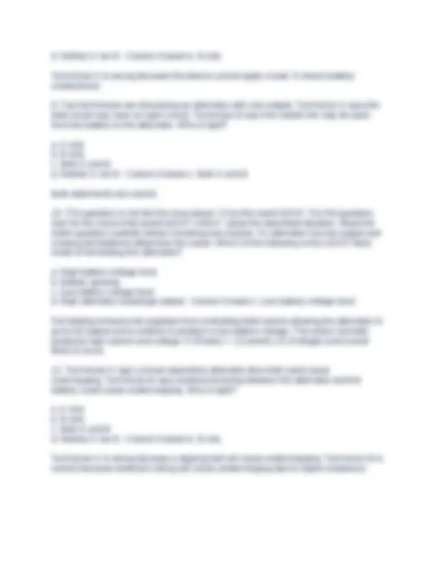 ASE A6 - Electrical / Electronics Practice Test Questions And Answers ...