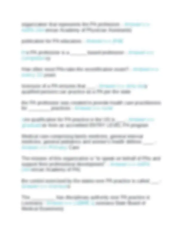 History and Development of the Physician Assistant Profession | Exams ...