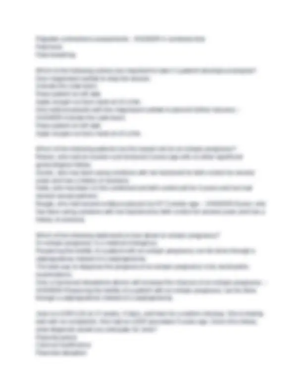 Ch 6 Davis Advantage Maternal Nursing exam with complete solutions ...