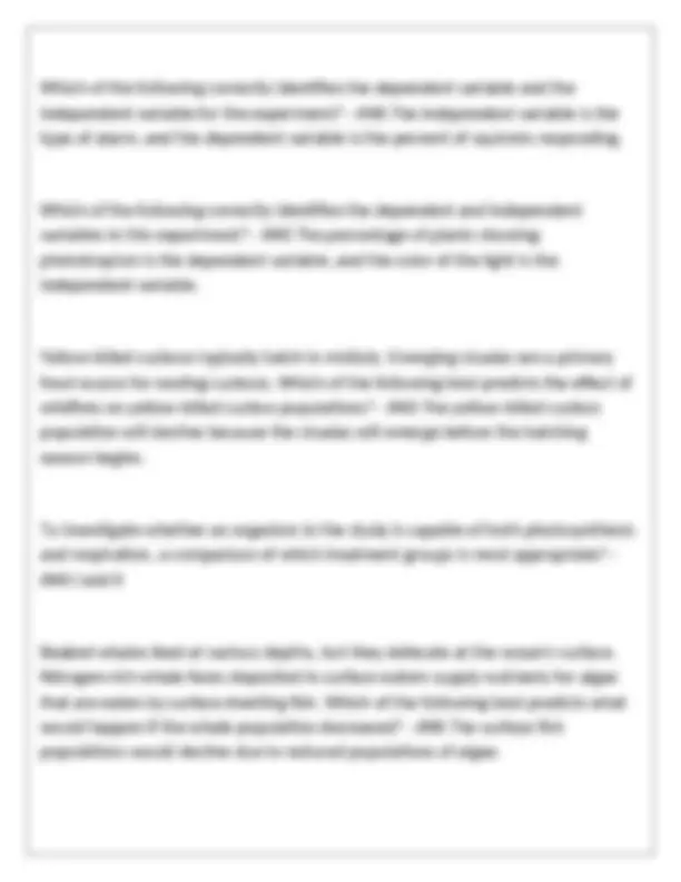 AP Biology Unit 8 Detailed Questions and Expert Answers | Exams Applied ...