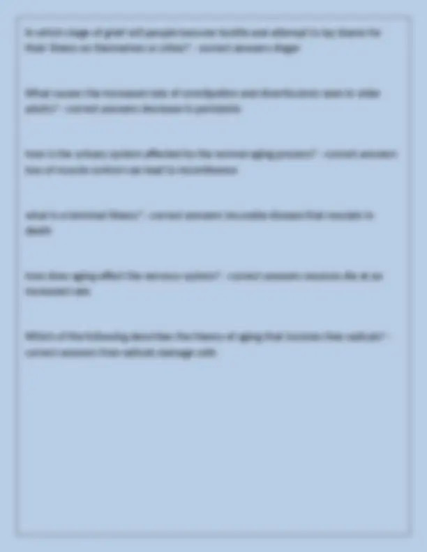 Aging and Death: Understanding the Complexities of the Later Stages of ...