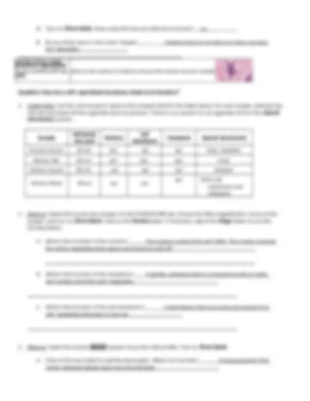 Gizmo Student Exploration: Cell Types 2024 exam update | Exams Nursing ...