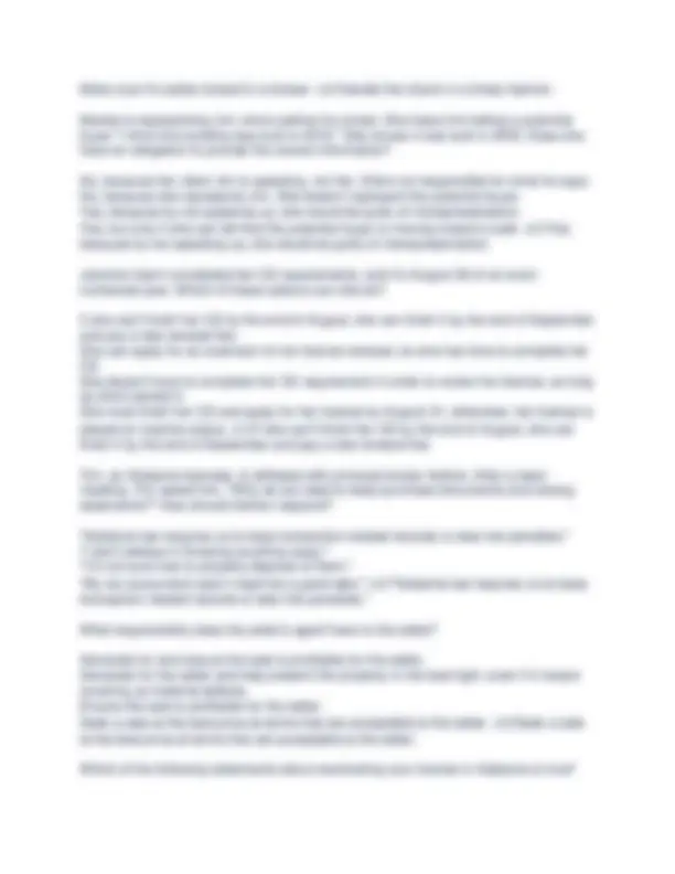 Alabama (STATE) Real Estate Practice Exam Questions And Answers 2023 ...