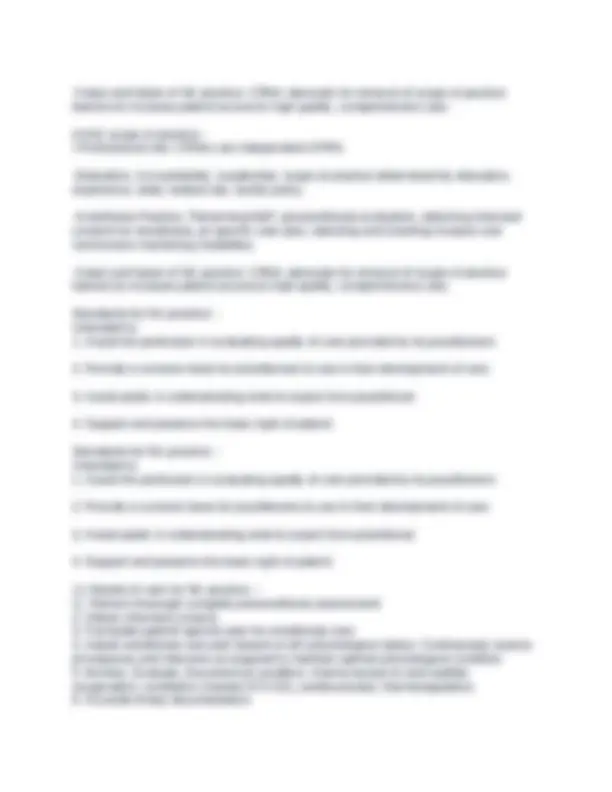 NA 500 NBCRNA Acronyms and Answers | Exams Nursing | Docsity