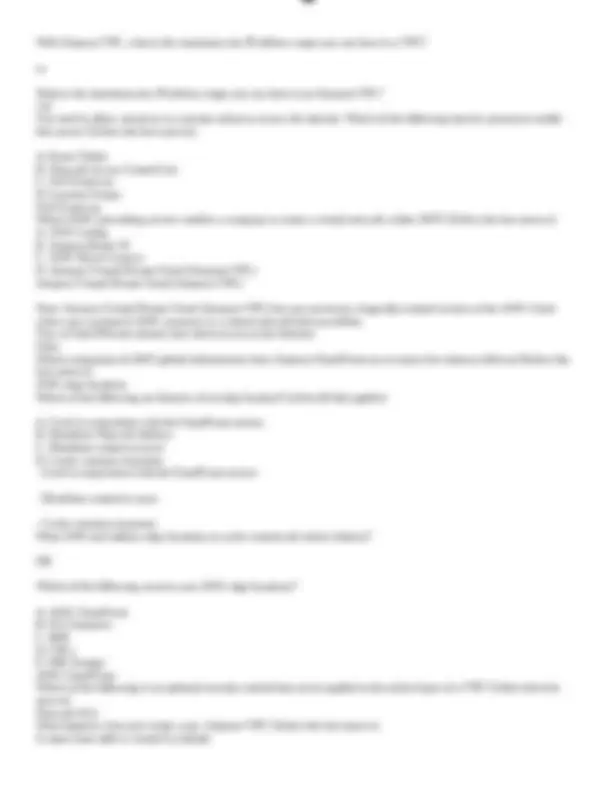 AWS Academy Cloud Foundations - Modules 1 - 8 Detailed Questions And ...