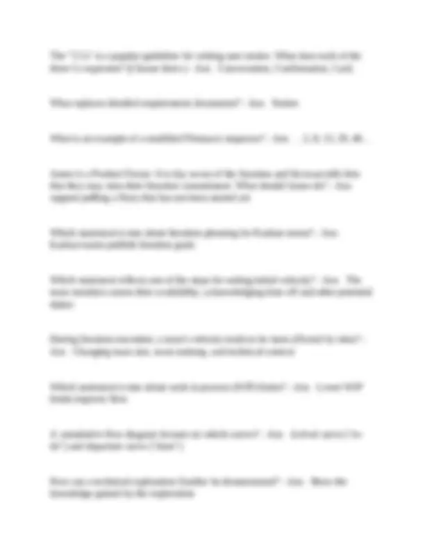 Agile SAFe 5.1 Certification Exam Preparation | Exams Accounting | Docsity