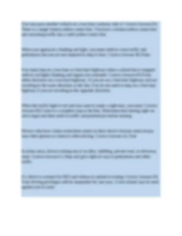 Illinois Practice Permit Exam Questions and Answers | Exams Law | Docsity