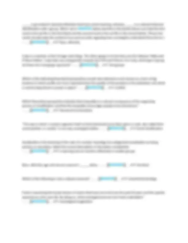 Final Exam Soc-102 Questions with Answers | Exams Sociology | Docsity