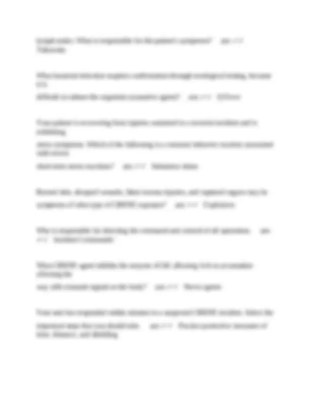 Emergency Preparedness Response Course (EPRC) - Clinician 8 hr ...