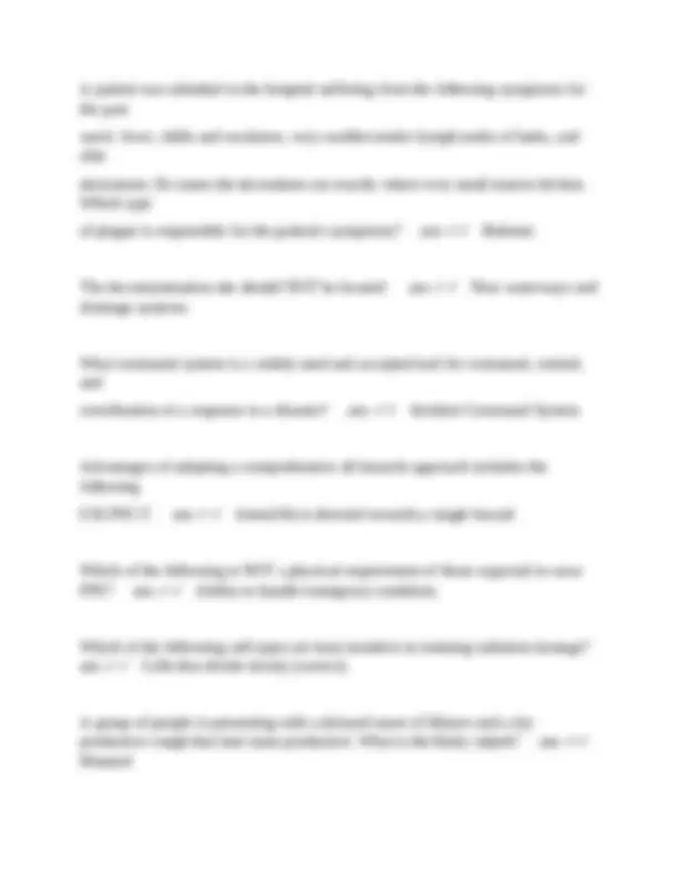 Emergency Preparedness Response Course (EPRC) - Clinician 8 hr ...