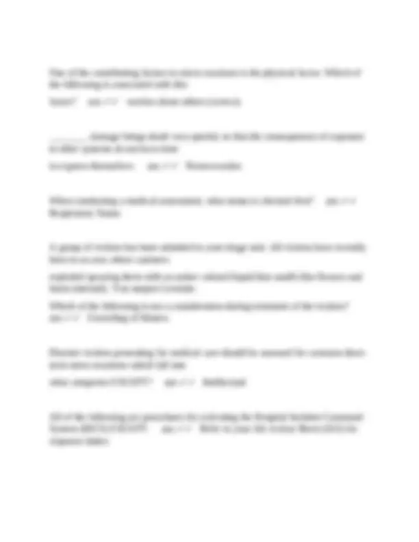 Emergency Preparedness Response Course (EPRC) - Clinician 8 hr ...