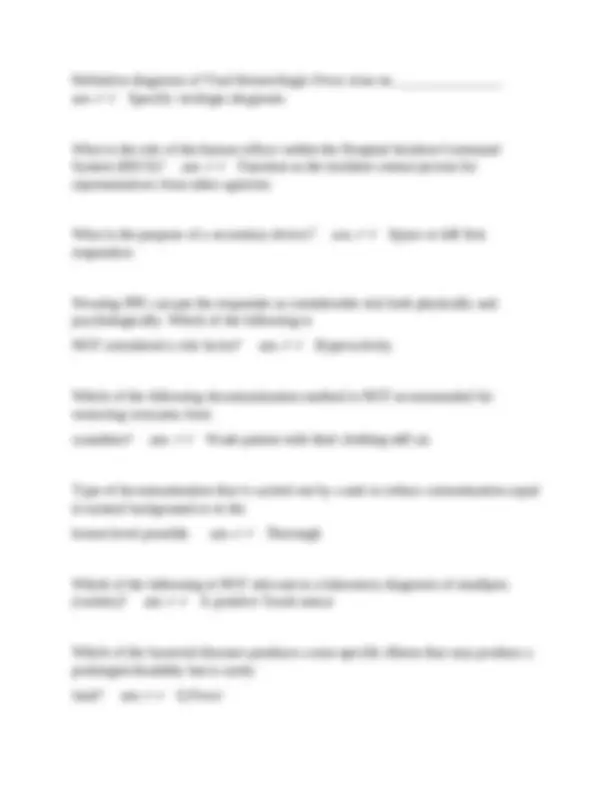 Emergency Preparedness Response Course (EPRC) - Clinician 8 hr ...