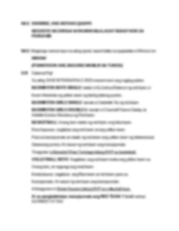 TAGALOG NEWS REPORT SCRIPT | Transcriptions Vocational education | Docsity