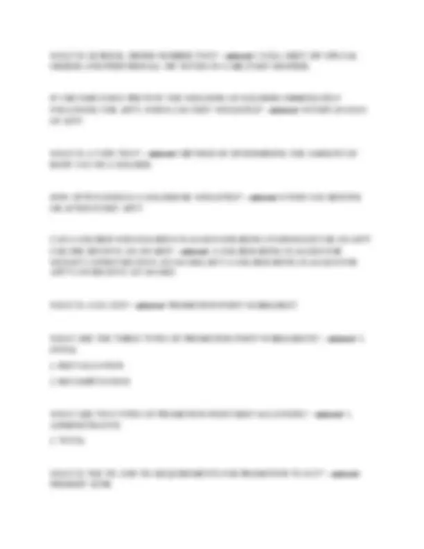 Army Promotion Board Questions and Answers | Exams Law | Docsity