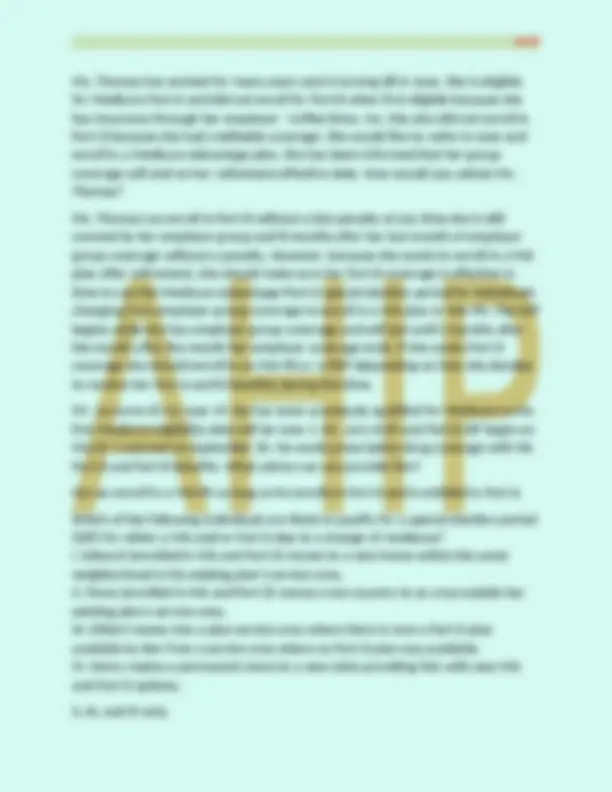 AHIP UPDATED EXAM -- UPDATED SOLUTION | Exams Nursing | Docsity