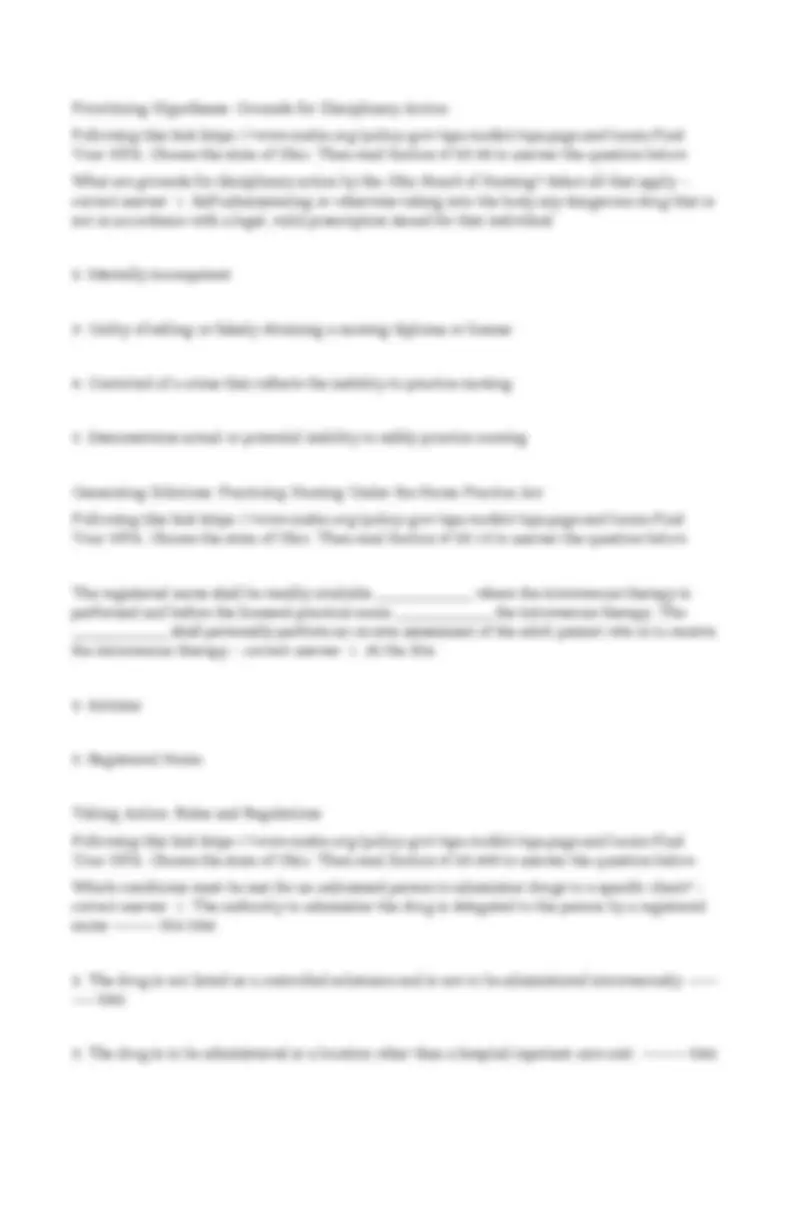 Nurse Practice Act 2024/2025 Detailed Questions And Expert Answers ...