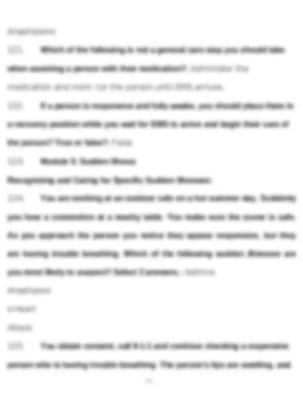 Red Cross - Adult, Child and Baby First Aid/CPR/AED/study guide updated ...