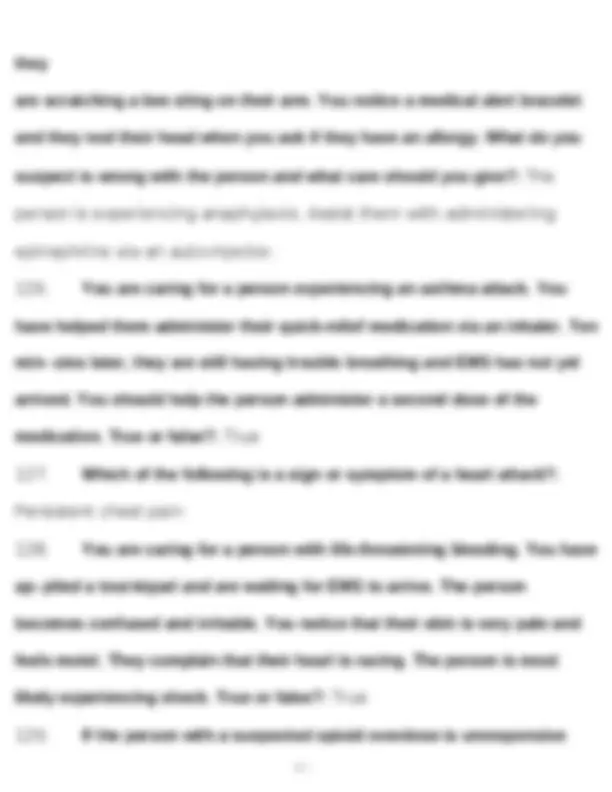Red Cross - Adult, Child and Baby First Aid/CPR/AED/study guide updated ...