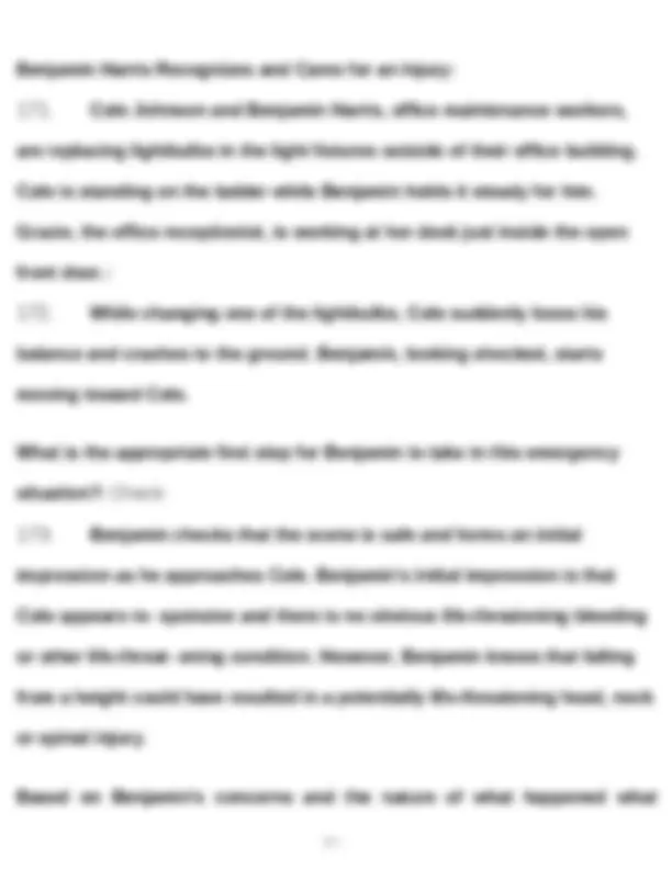 Red Cross - Adult, Child and Baby First Aid/CPR/AED/study guide updated ...