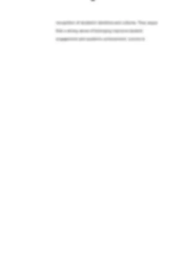 D186 TASK 1 - Creating a Supportive Learning Environment passed in 1st ...