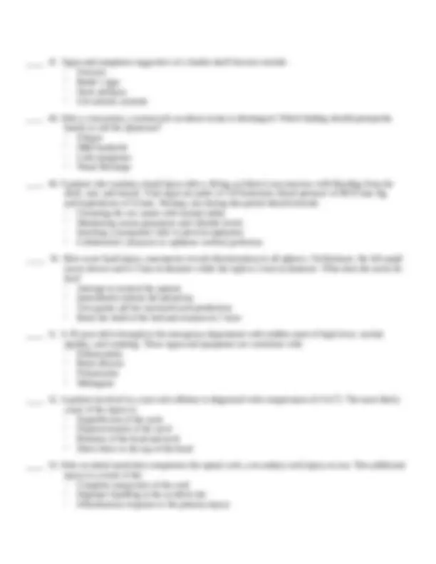 Comprehensive Neuro Practice Questions & Answers (with Rationale ...