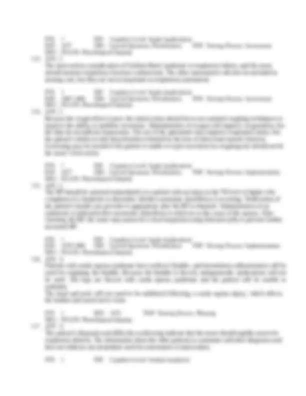 Comprehensive Neuro Practice Questions & Answers (with Rationale ...