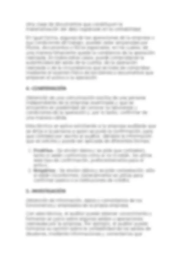 Técnicas de Auditoría: Un Análisis General - Prof. Roque | Esquemas y mapas conceptuales de ...