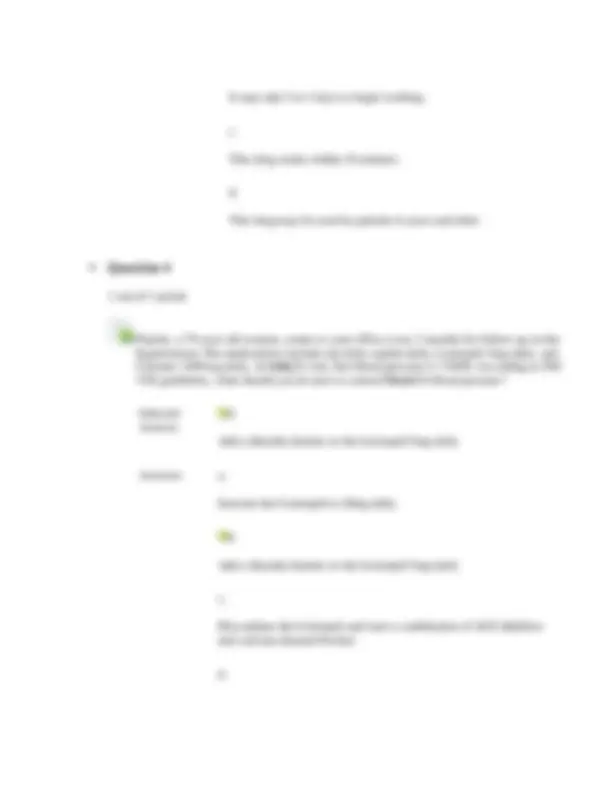 NRNP 6531-14 WEEK 5 KNOWLEDGE CHECK SPRING 2022 NRNP 6531-14 Primary Care of Older Adult | Exams ...