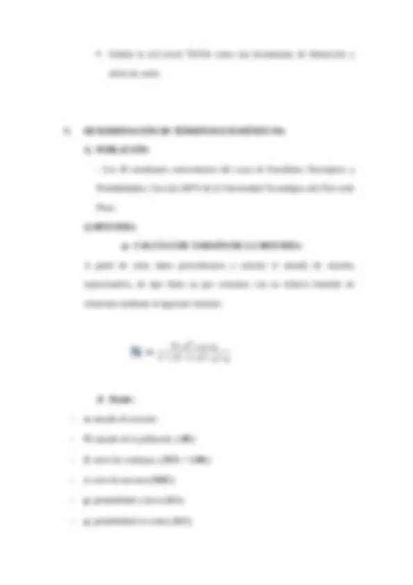 AVANCE PORTAFOLIO ESTADÍSTICA | Ejercicios de Estadística | Docsity