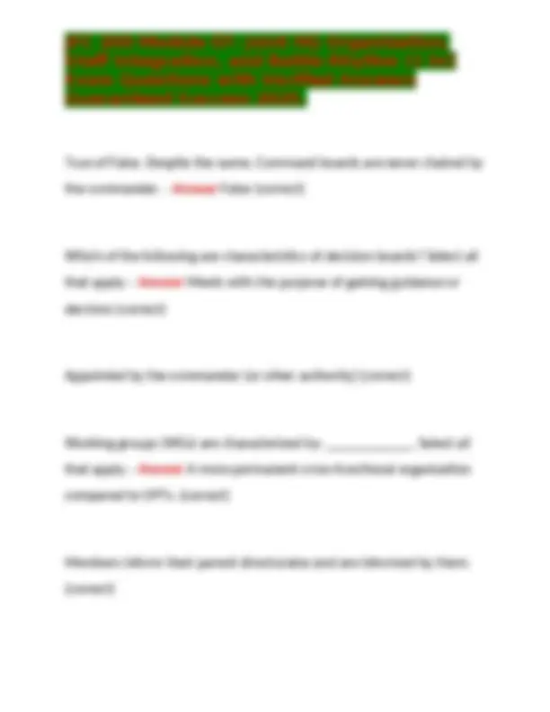 JFC 200 Module 07: Joint HQ Organization, Staff Integration, and Battle ...